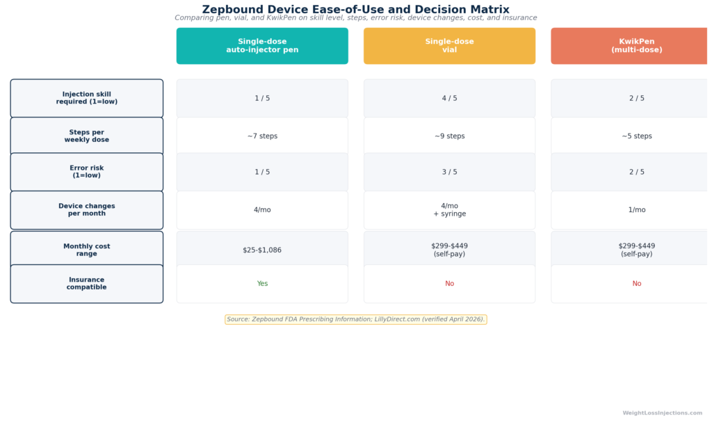 Zepbound Vial vs. Pen vs. KwikPen: Cost, Convenience, and Which to ...